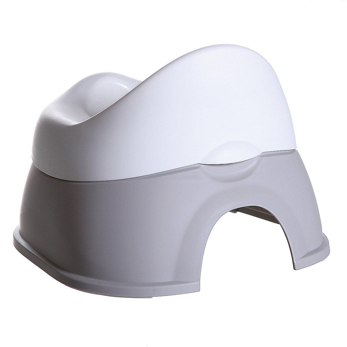 Dreambaby EZY-Potty Toilet Trainer Seat - with Splash Guard & Removable Bowl - Grey - Model L695