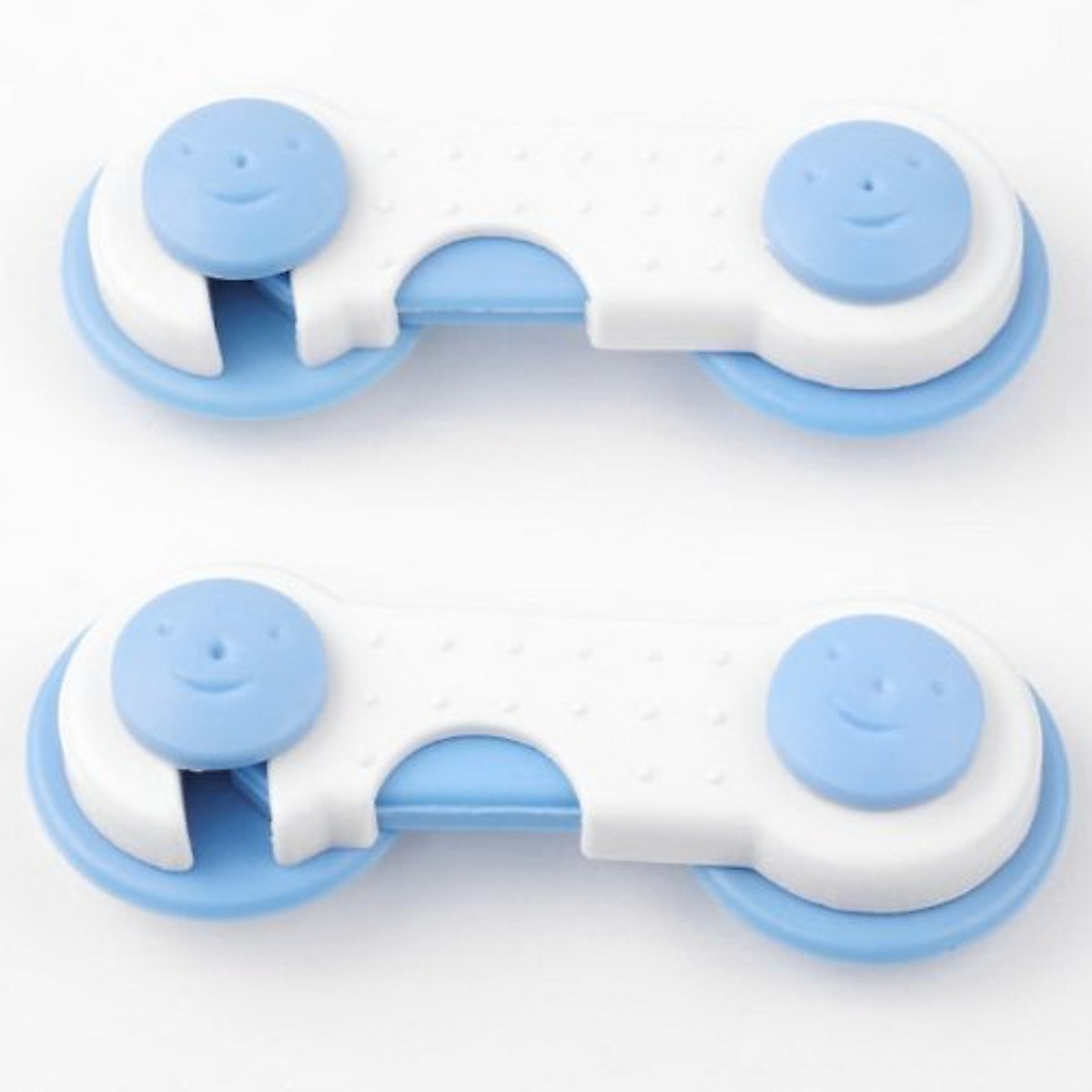 vanki 5 PCS Blue Adhesive Kids Baby Child Safety Cabinet Door Fridge Drawer Cupboard Locks