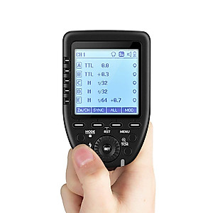 Godox Xpro-C 2.4G X System TTL Wireless Flash Trigger Transmitter & 2 * X1R-C Controller Receiver Compatible for Canon Flash…