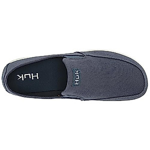 HUK Men's Classic Brewster Slip-On Wet Traction Fishing & Deck Shoes Boat, Sargasso Sea, 10