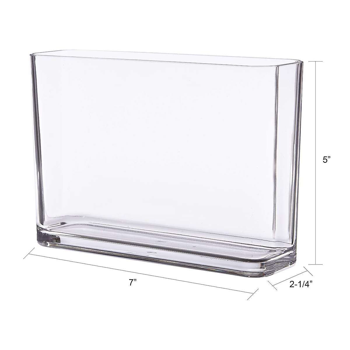 STORi Clear Plastic Holder for Napkins | set of 2