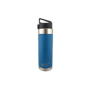 Liquid Hardware Sidewinder: Never Lose Your Lid | Patented Magnetic Quick Stick Lid | Sports Water Bottle | Stainless Steel Double Wall Vacuum Insulated | Leak Proof | BPA Free (Alpine Blue, 20 oz)