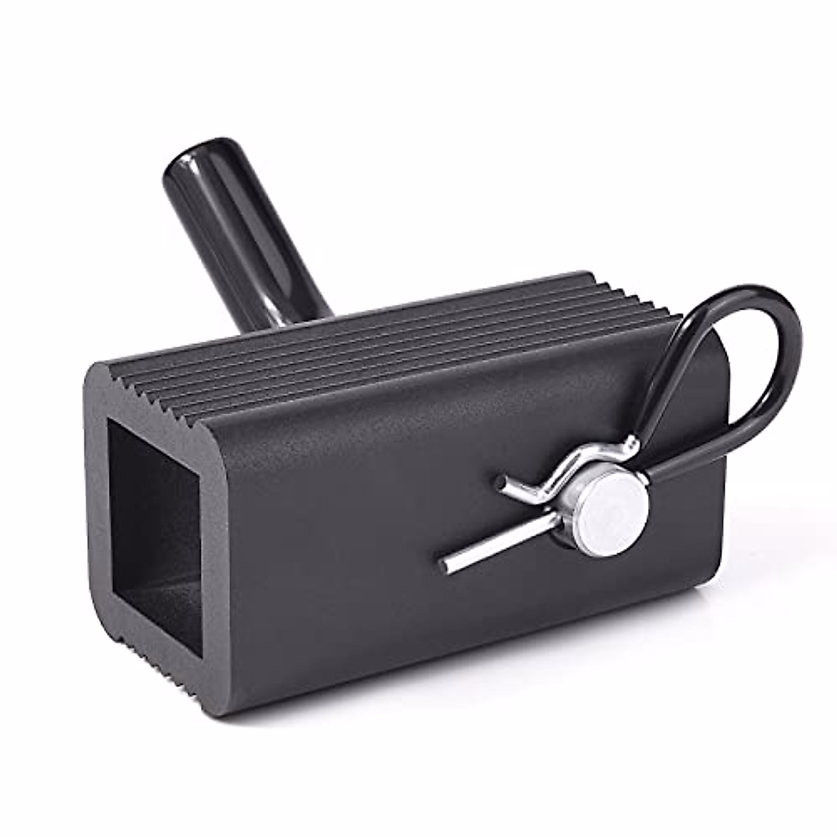 EliteTool 2" Class III/IV to 1-1/4" Class I/II Receiver Hitch Adapter Set with Hitch Pin and Clip - Heavy Duty Aluminium Alloy 2" to 1.25'' Reducer Sleeve Converter