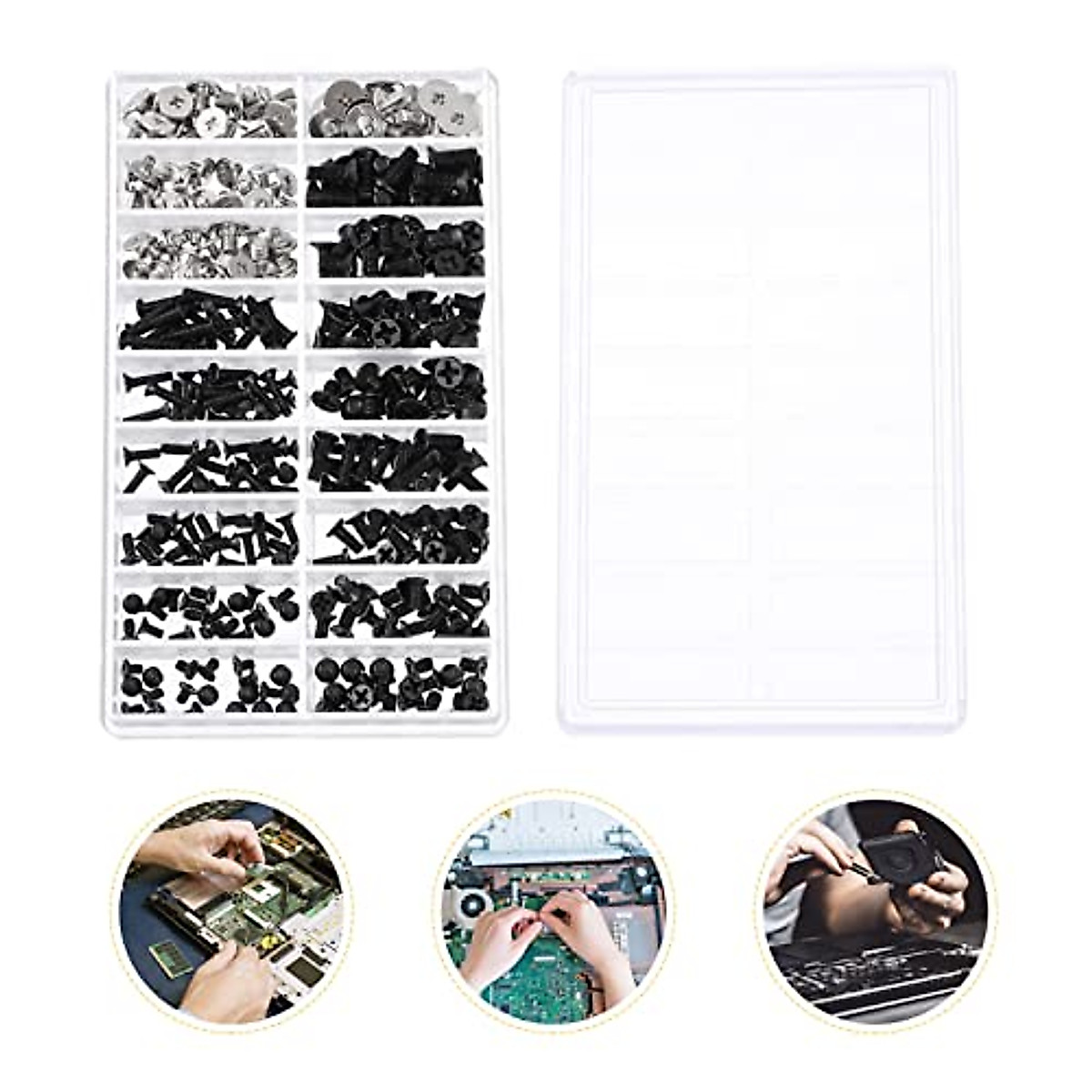 SOLUSTRE Laptop Accessories Pc Accessories 1 Set Flat Computer Repair Fittings Flat Screws Screws for Computer Repairing Screw Countersunk Screw Laptop Accessories Pc Accessories