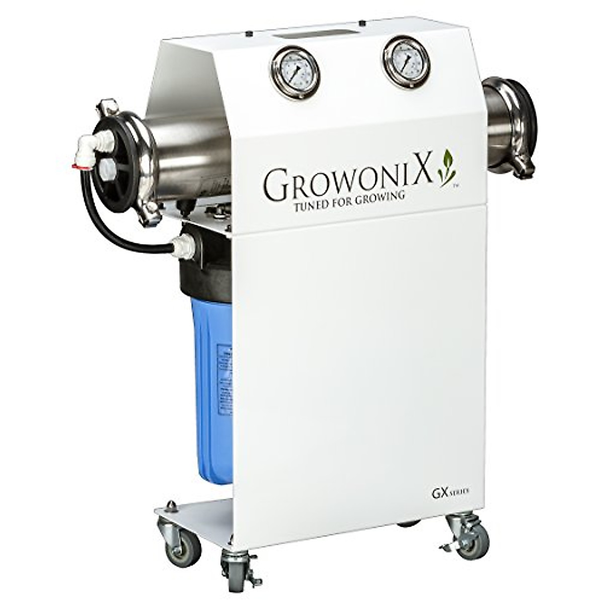 GROWONIX GX1000-KDF 1000 Gallon Per Day Reverse Osmosis System Ultra High Flow Rate Water Purification Filter for Hydroponics Gardening Growing Drinking H20 Coffee Point of use On Demand Purifier