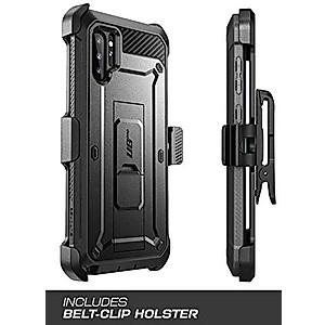 SUPCASE Unicorn Beetle Pro Series Case Designed for Samsung Galaxy Note 10 Plus/Note 10 Plus 5G, Full-Body Rugged Holster & Kickstand Without Built-in Screen Protector (Black)