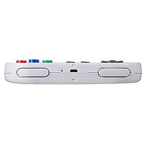 [2 in 1] 2 Pack 2.4 GHz Wireless Controller Compatible with Both PC and SNES, USB & 7 Pin Connector, for Windows PC, IOS MAC, Linux Raspberry Pi and SNES [Rechargeable] [Plug & Play] (Multi color)