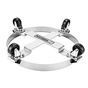 5044 Pentagon Tool | Heavy Duty | 5 and 30-Gallon Drum Dolly | Single | Silver