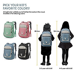 MOUNTAINTOP Kids Backpack for Boys Girls Kindergarten Preschool Water-resistant Children Backpacks, Blue