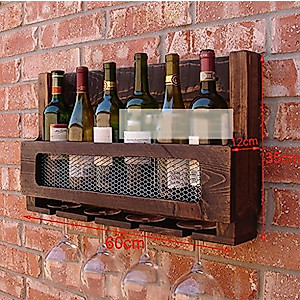 Wine Racks Metal Wine Glass Rack, Shelf Wine Glass Holder,Wine Glass Rack, Wine Glass Rack, Champagne Glass Rack,Glassware RackSize: L60 * W12 * H35cm