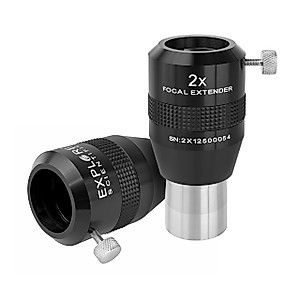 Explore Scientific Fokal Extender - Barlow Lens to Increase The Focal Length for Telescopes