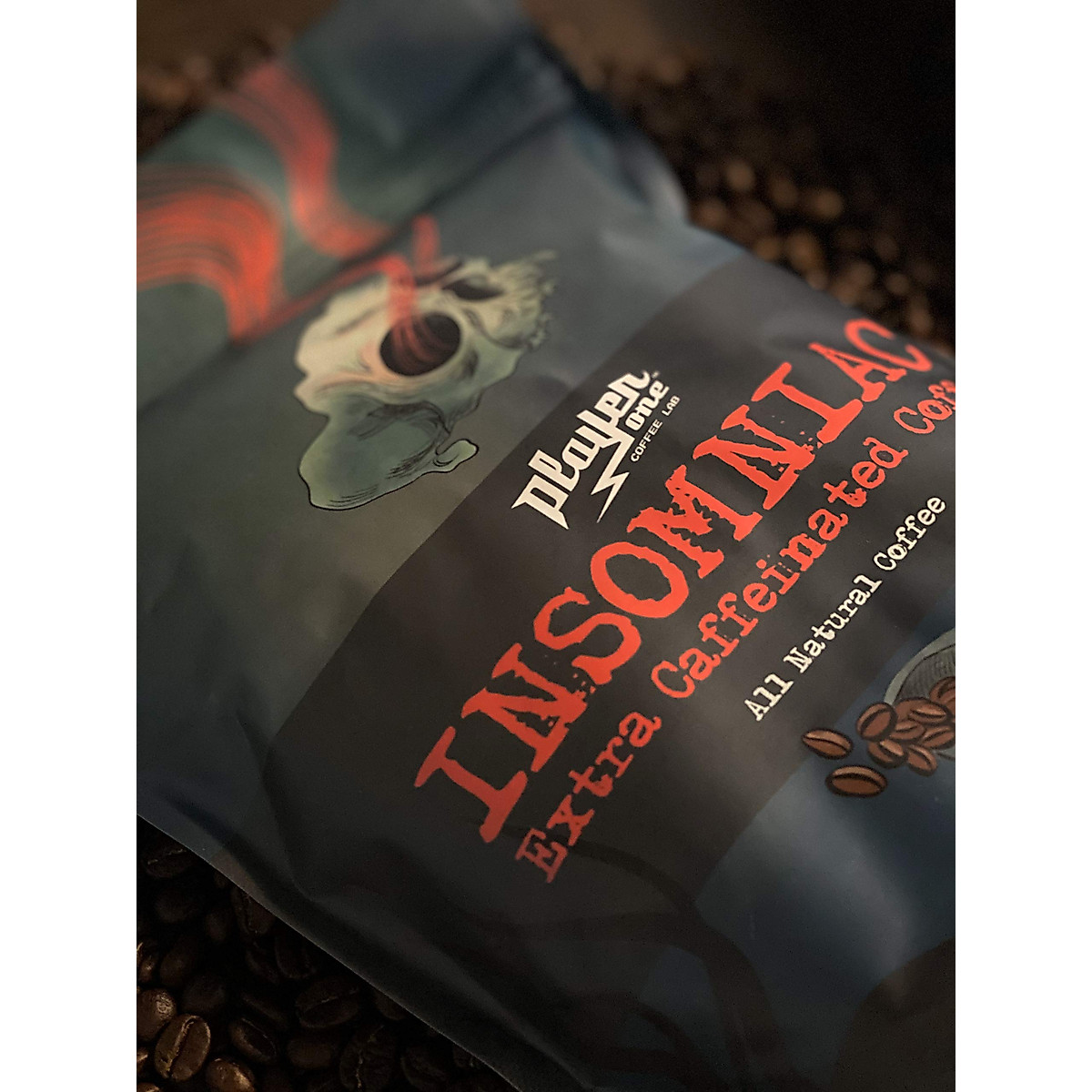 Insomniac Extra Caffeine Coffee, The Strongest Coffee In The World, 6x More Caffeine, 12oz (Ground)