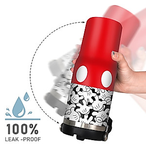 thmasamwr Cute Mouse Tumbler with Lid and Straw, Stainless Steel 30oz Tumbler with Handle, Cartoon Mouse Gifts Coffee Mug Water Bottle Cups for Women and Girls