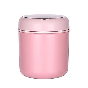 EKDJKK Lunch Container Hot Food Jar, 18 oz Stainless Steel Vacuum Bento Lunch Box for Kids Adult with Spoon, Leak Proof Hot Cold Food for School Office Picnic Travel Outdoors(Pink)