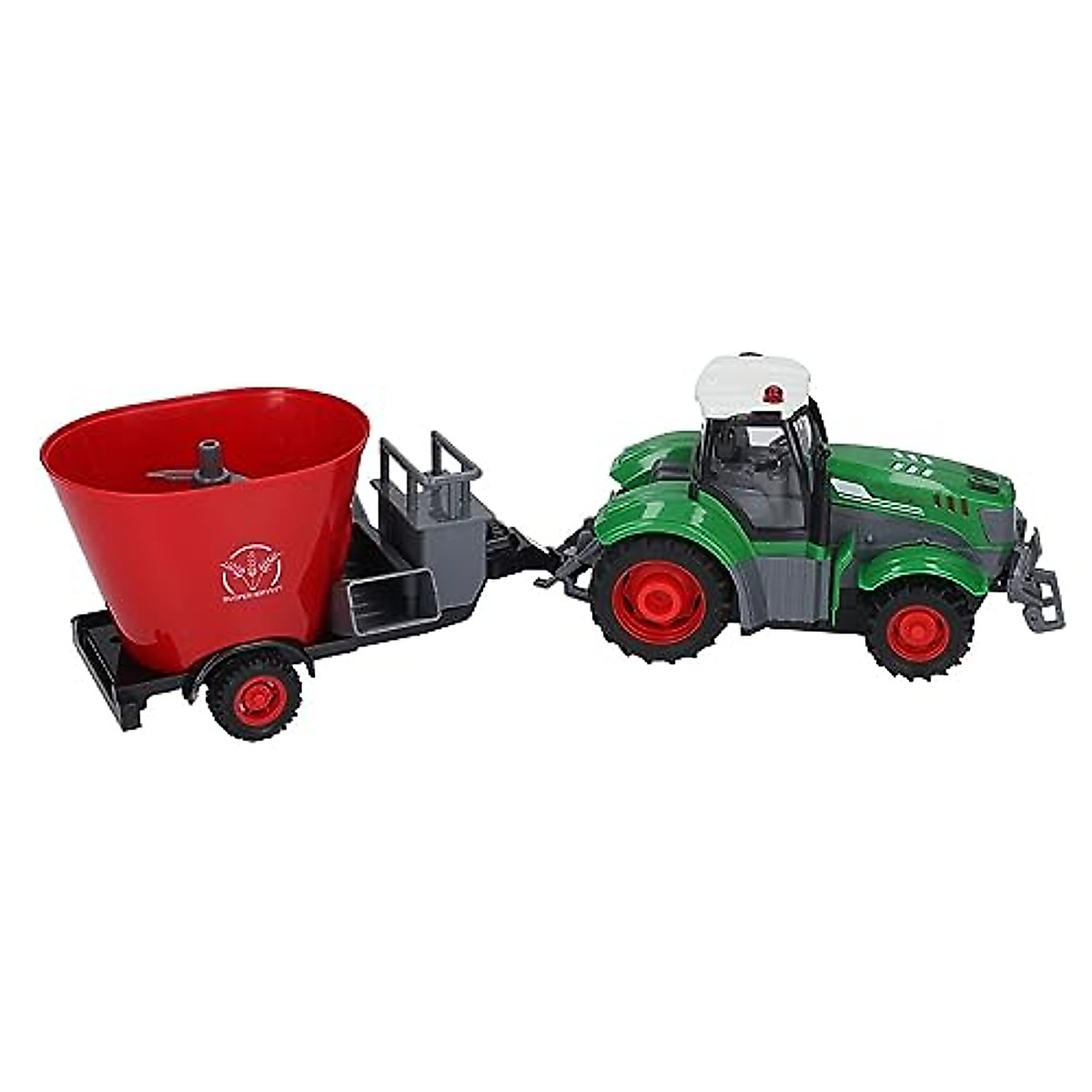 Kids RC Tractor Toy, Remote Control Farm Truck Impact Resistant 4 Channel Operation for Indoor Outdoor
