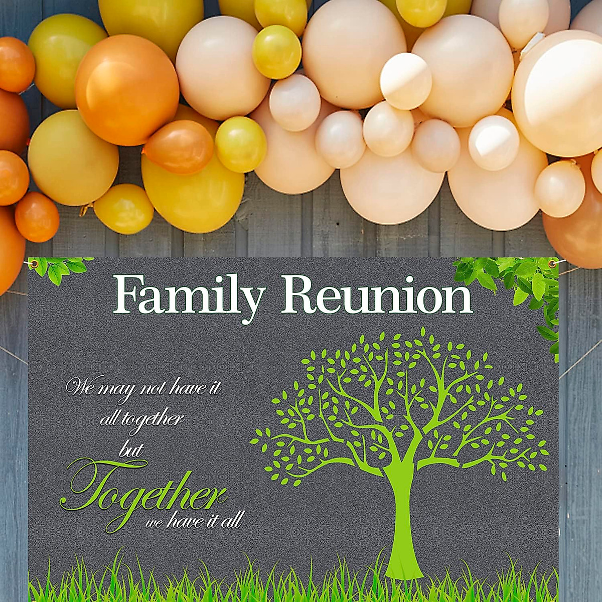 Family Reunion 6 X 4 Ft Backdrop We are Family Banner Family Tree Photo Booth Props Family Background for Housewarming Adoption Family Gathering Party Decorations