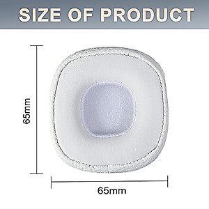 Ear Pads Replacement Earpads Ear Cushion Compatible with Marshall Major III Wireless On-Ear Headphones (White)