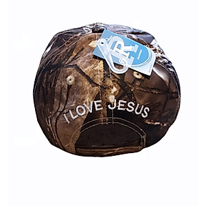 Black Duck Brand 3D Christ King of Kings Embroidered Jesus Christian Ball Cap (Camo)