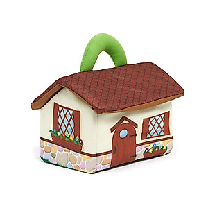 Cuddle Barn - Goldilocks Storytime Playset | Children's Story Goldilocks and The Three Bears Stuffed Animal Portable House Plush Playset, 4 Plush Characters, 7 Inches