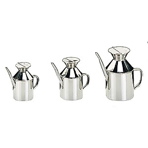 IBILI Oil can 1,2 l of Stainless Steel, 1.2 litres, Silver