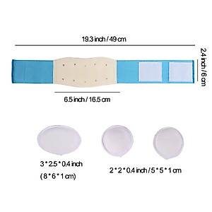 Paskyee Umbilical Hernia Belt Baby Belly Button Band Infant Belly Wrap Abdominal Binder Hernia Truss Support Adjustable Navel Belly Band Newborn Umbilical Cord Blue