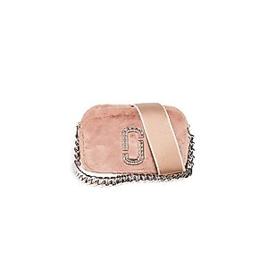 Marc Jacobs Women's The Plush Snapshot, Black, One Size
