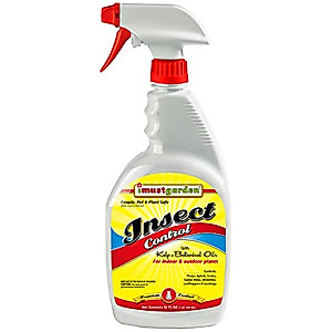 I Must Garden Insect Control: Kills & Repels Aphids, Whiteflies, Mites, Gnats, and More - 32oz Spray