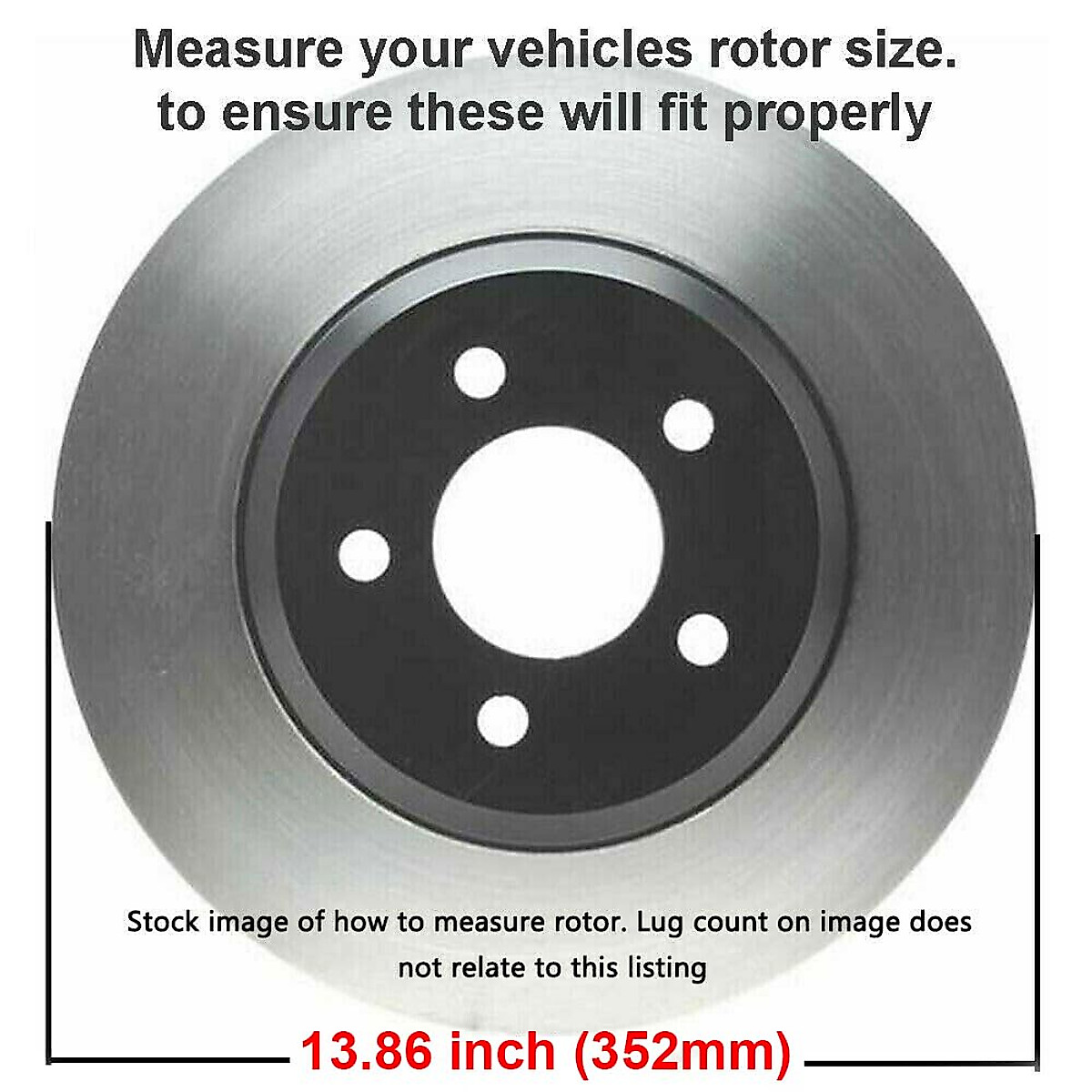 Detroit Axle - Brakes Kit for Ford Explorer Taurus Flex Police Lincoln MKT MKS Disc Brake Rotors Ceramic Brakes Pads Front and Rear Replacement : 13.86'' inch Front Rotor & 13.58'' inch Rear Rotor