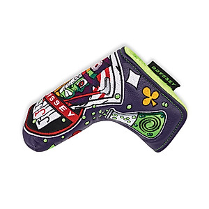 Callaway Golf 2018 No 3 Jack Putter Headcover, Blade , Purple-Green-Red