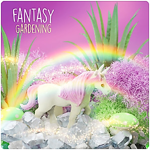 Light-Up Unicorn Terrarium Kit for Kids - Kids Birthday Easter Gifts for Kids - Best Unicorn Toys & Activities Kits Presents - Arts & Crafts for Little Girls & Boys Age 4 5 6 7 8-12 Year Old Girl Gift