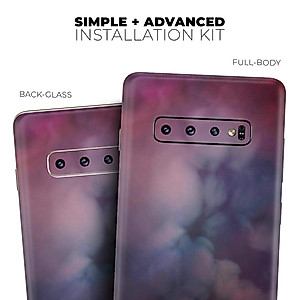 DesignSkinz Abstract Fire & Ice V4 Protective Vinyl Decal Wrap Skin Cover Compatible with The Samsung Galaxy S20 (Screen Trim & Back Glass Skin)