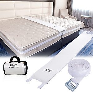 Elif Bed Bridge Connector - Twin to King Converter Kit, 25D Memory Foam Bed Gap Filler, Adjustable Mattress Connector for Bed with Extra Wide Design, Non-Slip Design (Twin)