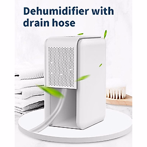 DINZAN 3 In 1 Humidifier Dehumidifier Combo With Air Filtration, Humidifiers Dehumidifier For Home Bedroom With Drain Hose Humidity and Temperature Display,5 Modes,7 Color LED Lights,Timer Set