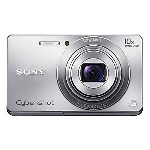 Sony Cyber-shot DSC-W690 16.1 MP Digital Camera with 10x Optical Zoom and 3.0-inch LCD (Silver) (2012 Model)