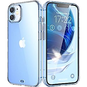 ORIbox for iPhone 12 Mini Case Clear,Translucent Matte case with Soft Edges, Lightweight,iPhone 12 Mini Phone Clear Case for Women Men Girls Boys Kids