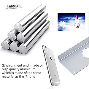 Cavoli Hair Blow Dryer Holder Wall Mounted,Space Aluminum, Nail Free Glue/ Drilling Screw, Bathroom Hanging Rack Organizer with 2 Cups