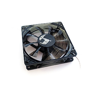 Bgears 90 mm 2 Ball Bearing High Speed High Performance Fan, Translucent Black (b-PWM 90 Black 2ball)