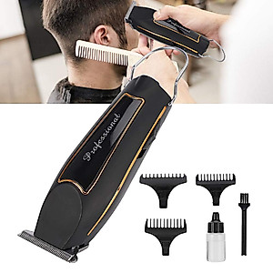 FILFEEL T-Blade Trimmer, 5 Star Cordless Precision Trimmer for Lining & Close Trimming - Great for Barbers and Stylists Professional Haircutting Kit(Black)