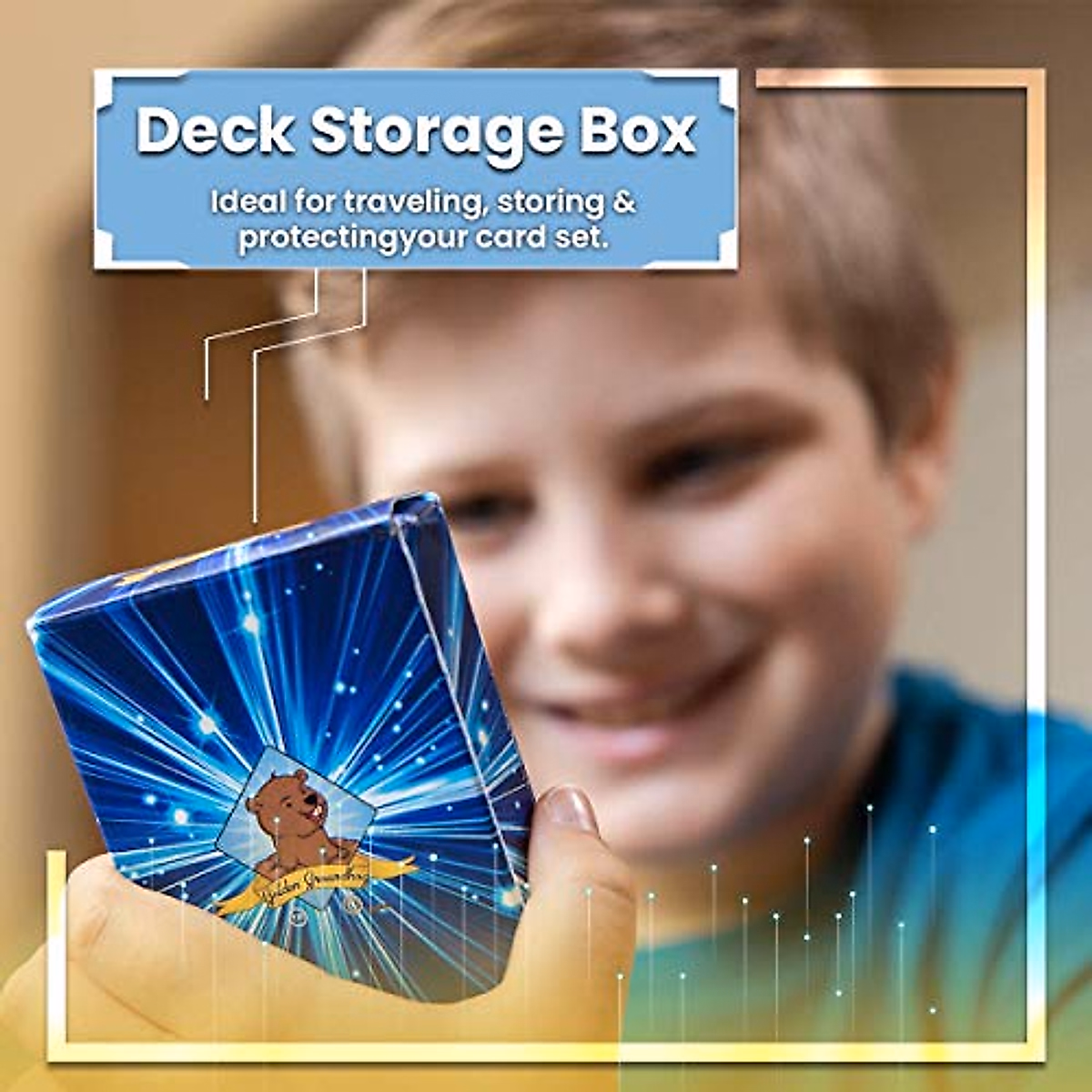 Golden Groundhog TCG Deck Box Including 20 All Legendary Cards Rares (19 - Holo Foil Rares - 1 Ultra Rare)