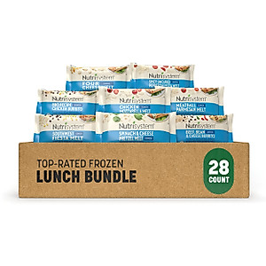 Nutrisystem Frozen Lunch Bundle - Lunch Entrees to Support Healthy Weight Loss - 28 Count
