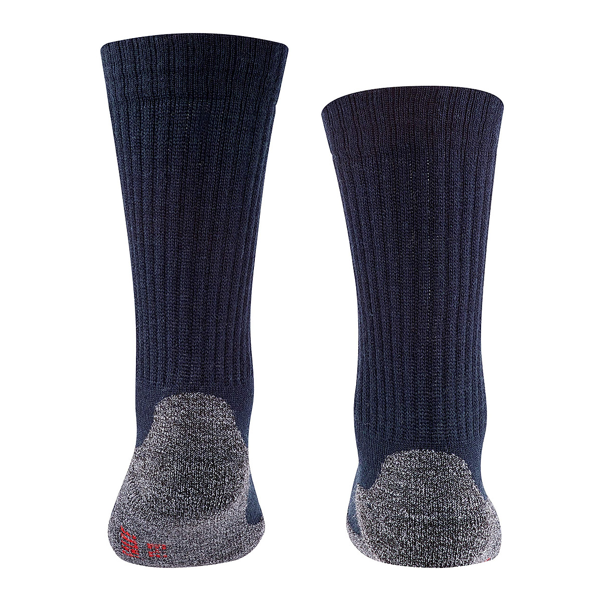 FALKE Unisex Kids Active Warm Hiking Socks, Crew, Sweat Wicking, Sporty Winter Clothes, Thick Breathable, Merino Wool, Blue (Marine 6120), 3-6, 1 Pair