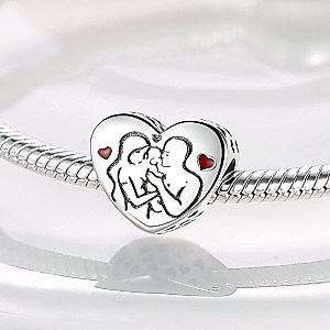 MULA 925 Sterling Silver Charms for Bracelets and Necklaces Dangle Pendants Beads Family Tree Charms Jewelry for Women