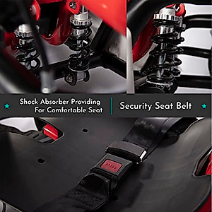 Xprit Hoverboard Scooter into Go-Kart Kart Adjustable Frame (White)