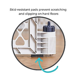 Toddleroo by North States Superyard 6 Panel Free Standing Play Yard, Indoor or Outdoor Baby Playpen, Baby Gate. Made in USA. 5.5 feet Corner to Corner Play Pen (26" Tall, Pewter)