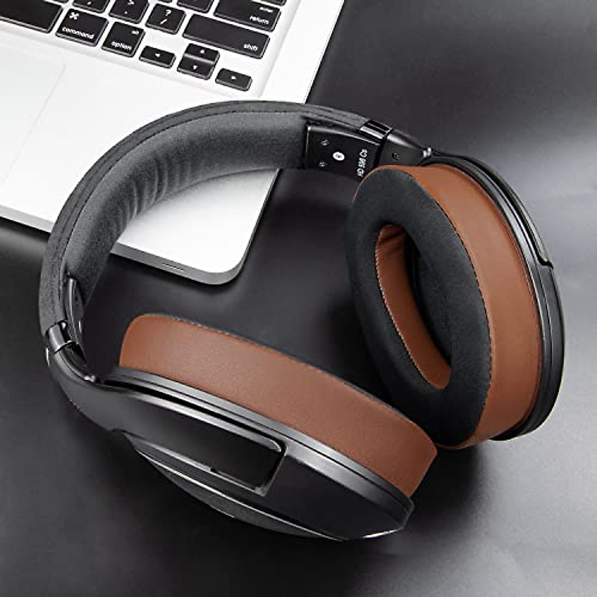 SOULWIT Cooling Gel Ear Pads for Sennheiser HD599/HD598/SE/CS/SR/HD595/HD569/HD558/HD518/HD515/Game Zero/G4ME Zero, Earpads Cushions for PC37X/PC38X/PC350/PXC350/PXE350/PC360/HD380/HD380-Pro (Coffee)