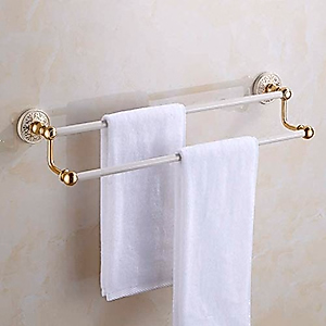 JJZXD Bar Towel Towel Holder for Kitchen Bathroom Laundry Room Non-Drilling Wall Mounted Hanging Towel Holder