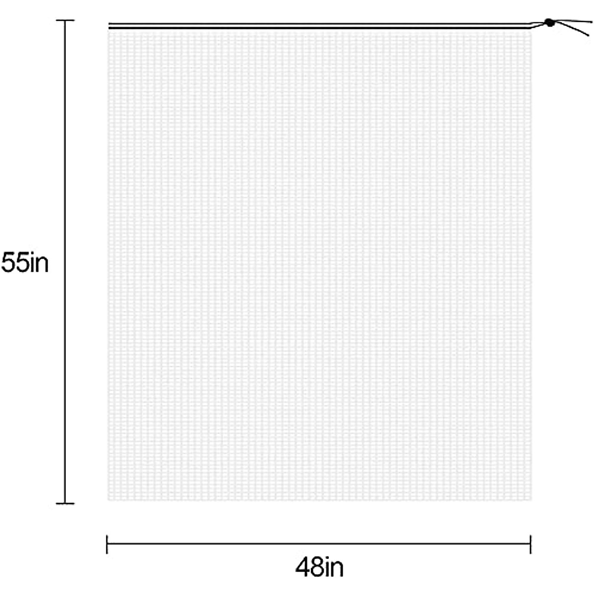 Alpurple 2PCS 4.6 x 3.9 ft Garden Plant Netting Mesh Barrier Bags-Fruit Tree Net with Drawstring-Tomato Plant Protective Netting Cover for Protect Plant Fruits Citrus Flower from Insect Bird Eating