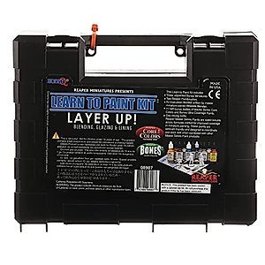 Reaper: 08907 - Learn to Paint: Layer Up! Bones Paint Set