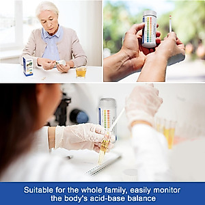 pH Test Strips 4.5-9,200 Litmus Paper pH Strips for Urine & Saliva - pH Balance Test Strips for Accurate Body pH Testing, Health Monitoring, and Wellness Management, Fast & Reliable pH Measurement