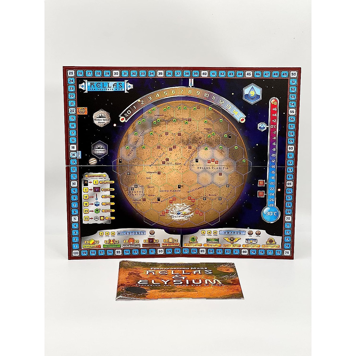 Terraforming Mars: Hellas Elysium - The Other Side of Mars Expansion by Stronghold Games, Strategy Board Game